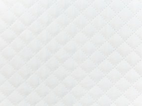 Prošívaný přehoz na postel 200 x 220 cm krémová bílá NAPE Beliani
