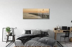 akrylový obraz Gdańsk Sea molo 120x60 cm