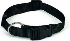 Beeztees Obojek pro psy nylonový černá - 40-60cm x 25mm