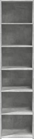 Skříň highboard betonově šedá 45 x 41 x 185 cm kompozitní dřevo 3281676