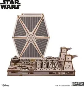 Ugears 3D dřevěná mechanická skládačka Star Wars Stíhačka TIE