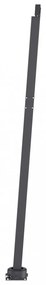 Volně stojící ručně zatahovací markýza 450x300 cm Dekorhome Krémová