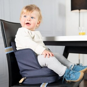 Tmavě modrý dětský podsedák Booster Seat – Roba