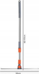 Teleskopická stěrka stříbrná