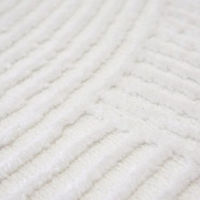 Angel Carpet, Kusový koberec Zafiro 25 Cream, 80x150, bílá, kancelář