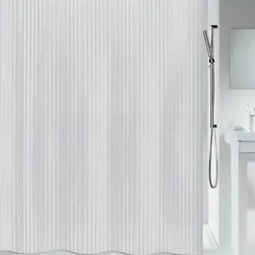 Spirella TWILL sprchový závěs 120 x 200 cm bílý / PEVA