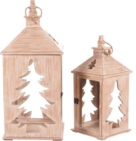 Set dvou luceren domeček hnědý DA220 (2 ks)