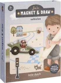 Little Dutch Knížka s magnety Jim Doprava