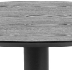 Kulatý barový stůl Neesha 80 cm černý
