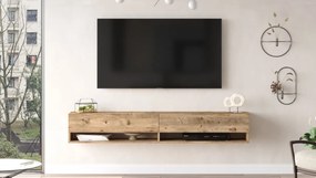 Závěsný TV stolek FR9 180 cm borovice
