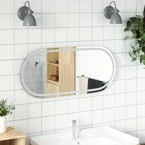 Koupelnové LED zrcadlo 100 x 45 cm oválné - Default Title