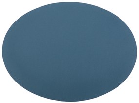 TISECO Prostírání imitace kůže 33 x 47 cm ovál modrá