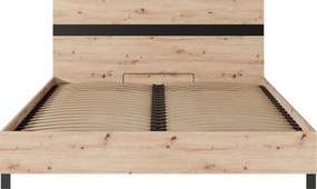 ADRK Furniture Dvoulůžková postel s roštem MALEN ADRK-B-MAL-165-A