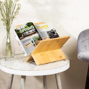 Haushalt international Bambusový stojan na časopisy