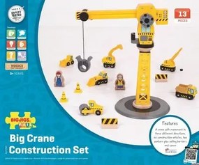 Bigjigs Rail Jeřáb a stavební stroje / od 3 let