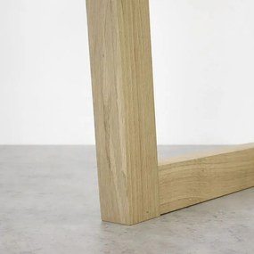 Dřevěná noha Klamra - dub