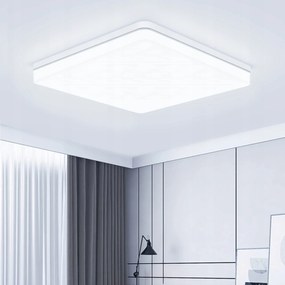 stropní svítidlo Led čtvercová 48 W bílé světlo 6500K 30 x 30 cm