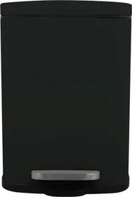 Spirella AKIRA pedálový odpadkový koš 12 L matná černá / ocel / soft-c