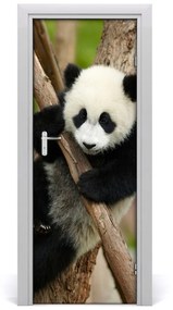 Samolepící fototapeta na dveře Panda na stromě 95x205 cm