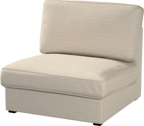 Potah na neskládací křeslo IKEA Kivik barva béžová látka pletený vzor