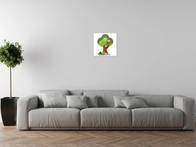 Gario Obraz na plátně Veselá sova na stromě Rozměry: 30 x 30 cm