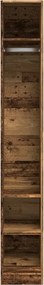 Šatní skříň old wood 30 x 50 x 200 cm kompozitní dřevo 3307691
