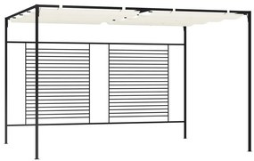 Altán se zatahovací střechou 3 x 4 x 2,3 m krémový 180 g/m² 313623