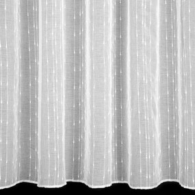 ZÁCLONA NA KROUŽCÍCH BECKY 350X250 CM BÍLÁ
