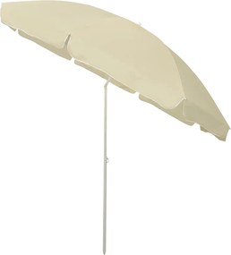 Plážový slunečník pískově žlutý 300 cm 314707