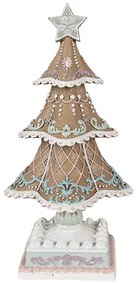 Dekorace vánoční perníkový stromek Gingerbread Tree - 12*12*25 cm