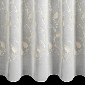 ZÁCLONA NA KROUŽCÍCH BROKLYN 140X250 CM CM VZOROVANÁ