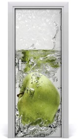 Fototapeta na dveře samolepící jablko voda 75x205 cm