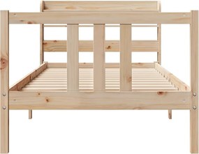 Rám postele s čelem 75 x 190 cm masivní borovice 3306694