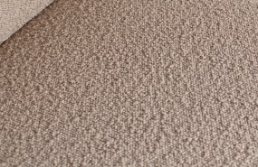 Hoorns Béžová látková rohová pohovka Twilight 274 cm, pravá