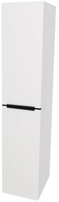 Mereo Mereo, Mailo, koupelnová skříňka vysoká 170 cm, černé madlo, Multidecor, CN594LPBBIAA