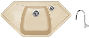 Set Sinks NAIKY 980 Sahara + baterie Sinks MIX 35 P chrom