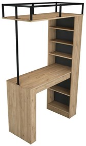 Barový stůl stůl Jany Walnut and Black