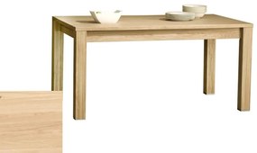 Rozkládací dubový jídelní stůl Orlando 140x90 cm - světlý dub