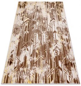 Moderní kusový koberec MEFE B402 tmavě béžový Rozměr: 280x370 cm