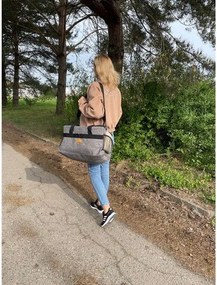 Termotaška s chladící vložkou na pláž 40L Trizand 23843, šedá