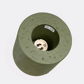 Sollux Lighting Stropní lampa ORBIS betonová olivově zelená