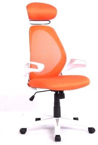 SEDIA kancelářská židle (křeslo) HLC 1886 bílo -oranžové