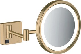 Hansgrohe AddStoris, kosmetické zrcadlo s LED osvětlením, kartáčovaný bronz, HAN-41790140