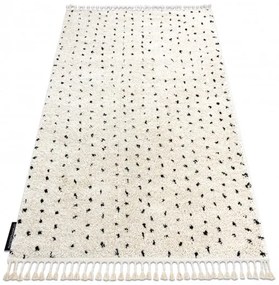 Dywany Łuszczów Kusový koberec Berber Syla B752 dots cream - 140x190 cm