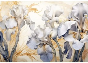 Postershop Fototapeta vliesová: Nature Iris Flowers - 104x70,5 cm