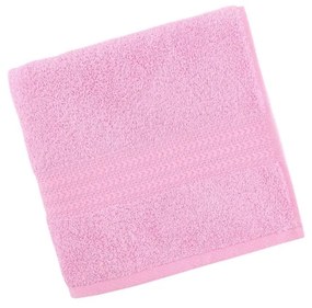 Růžový ručník z čisté bavlny Foutastic, 70 x 140 cm