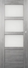 posuvné interiérové dveře do pouzdra PORTO model 4 Průchozí rozměr: 70 x 197 cm, Orientace dveří: Levé dveře, Dekor: Dub skandinávský