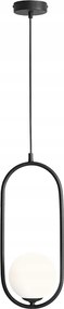 Závěsná lampa Riva Black 1086G1 Aldex