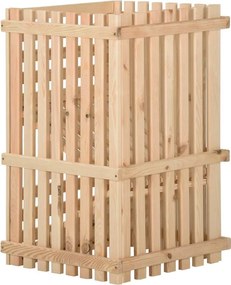 Bedna na brambory 50 x 50 x 80 cm masivní borové dřevo 327329