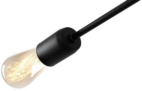 Nordic Design Černé kovové nástěnné svítidlo Dogi 2 L